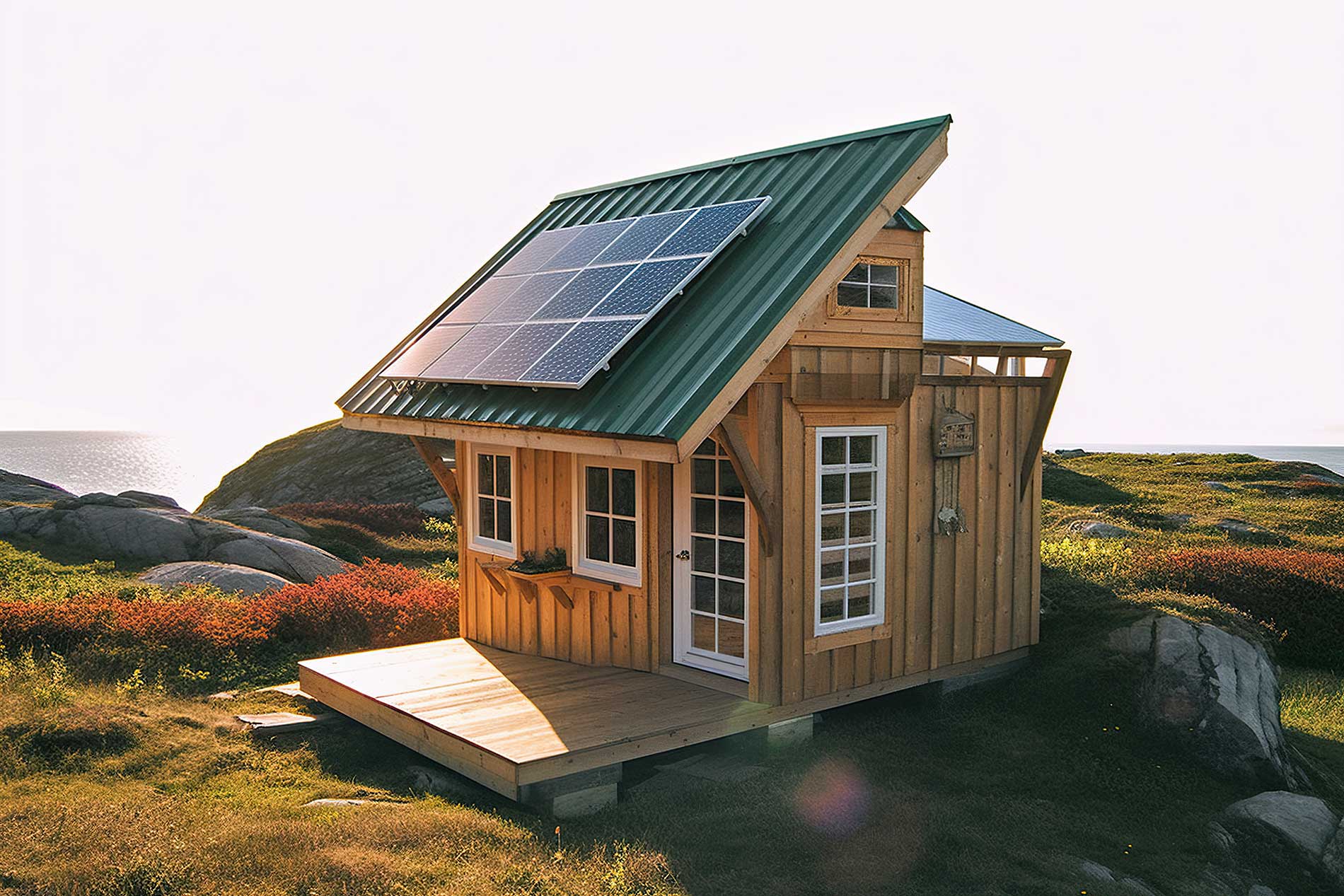 The Off-Grid Life: Metal Roofs and Sustainable Buildings